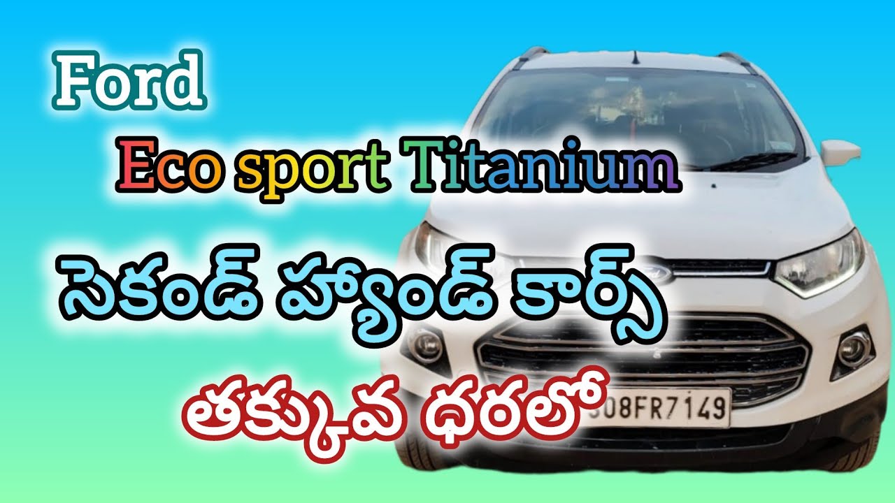Ford Ecosport second hand car for sale in Hyderabad|9010664319|Second ...