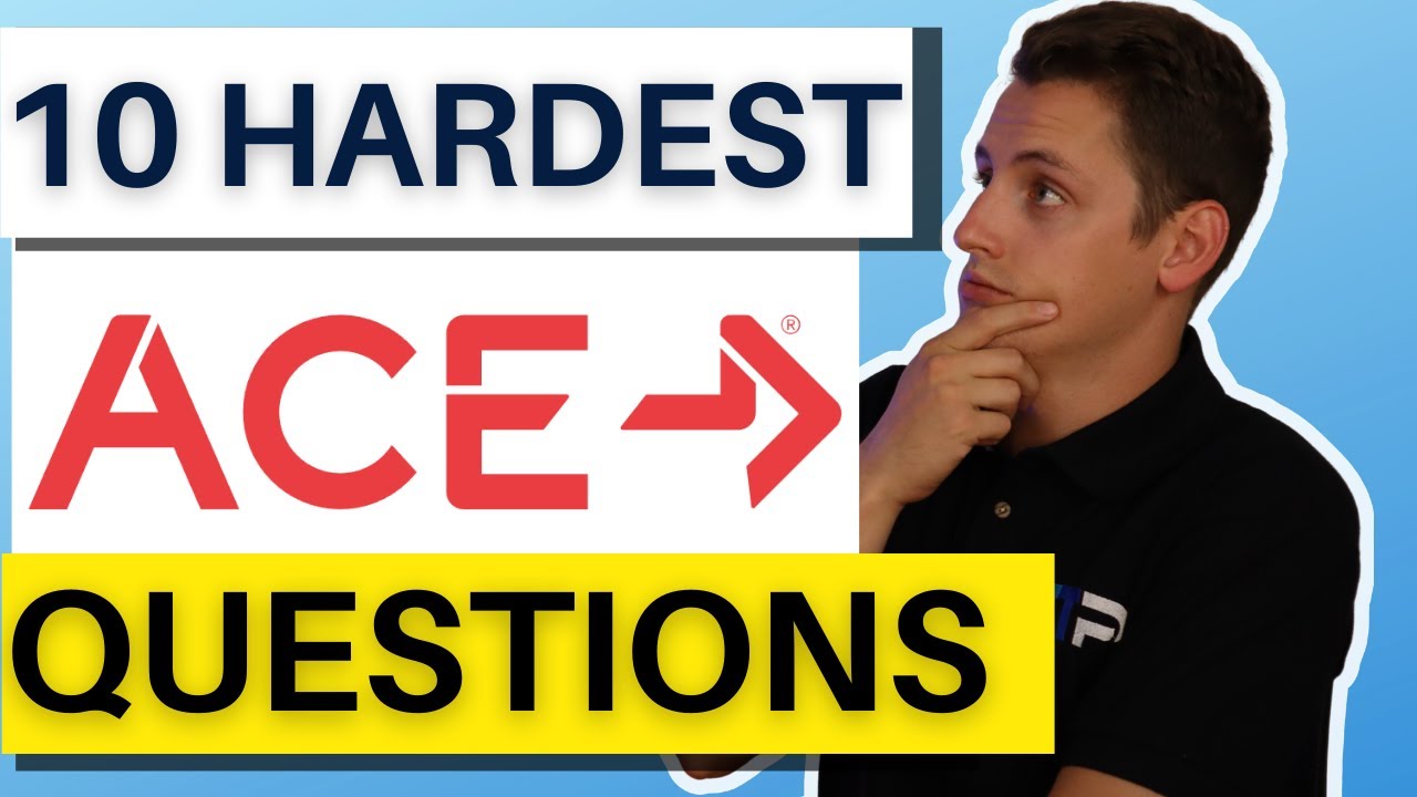 The 10 Hardest ACE CPT Exam Questions! [In 2023] - YouTube