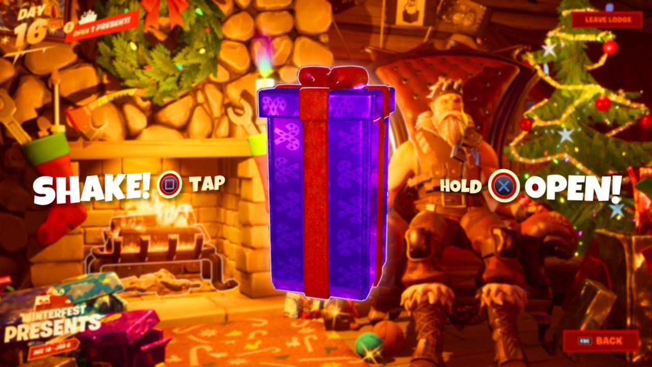 LAST SECRET PRESENT in Fortnite WINTERFEST! - YouTube