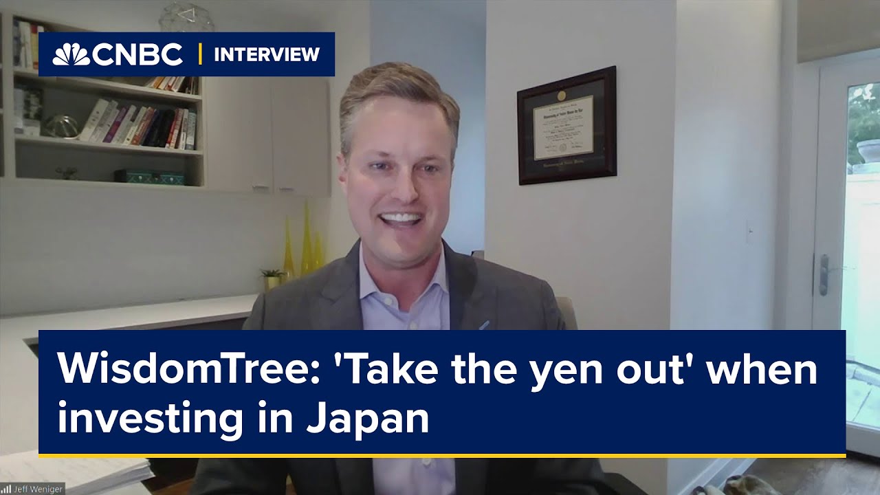WisdomTree: 'Take the yen out' when investing in Japan - YouTube