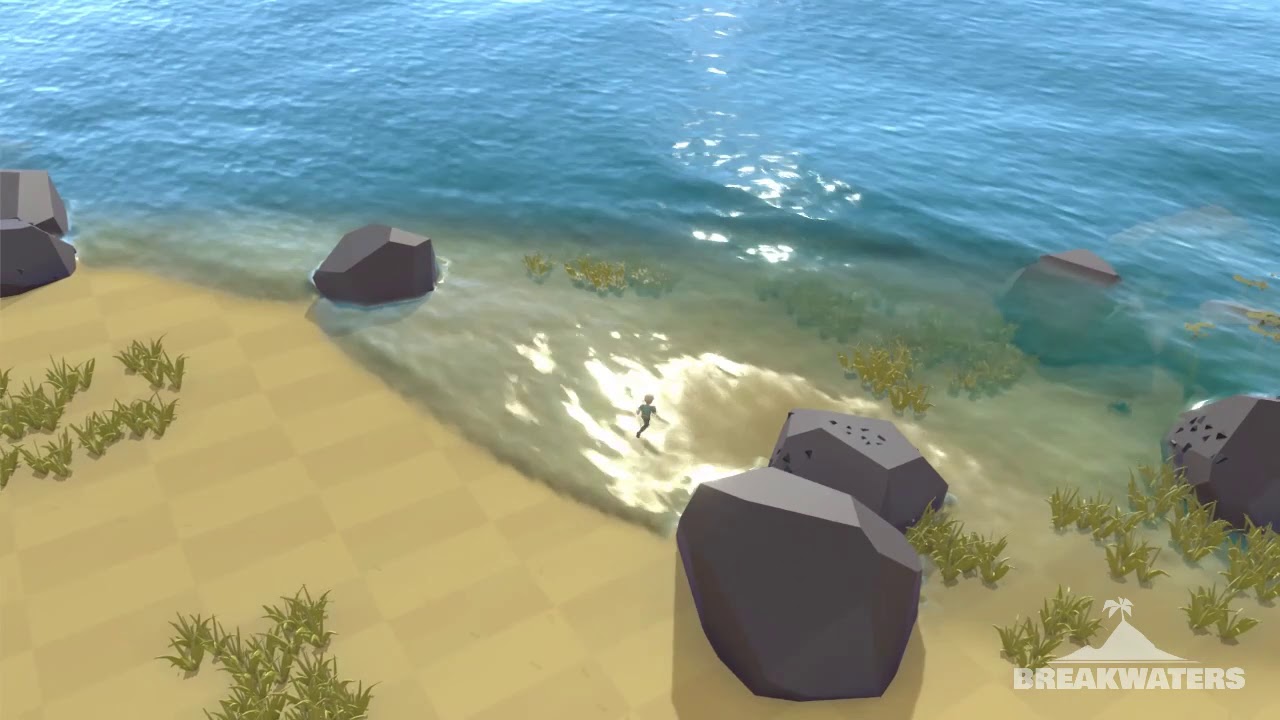 1kmx1km interactive ocean sim - YouTube