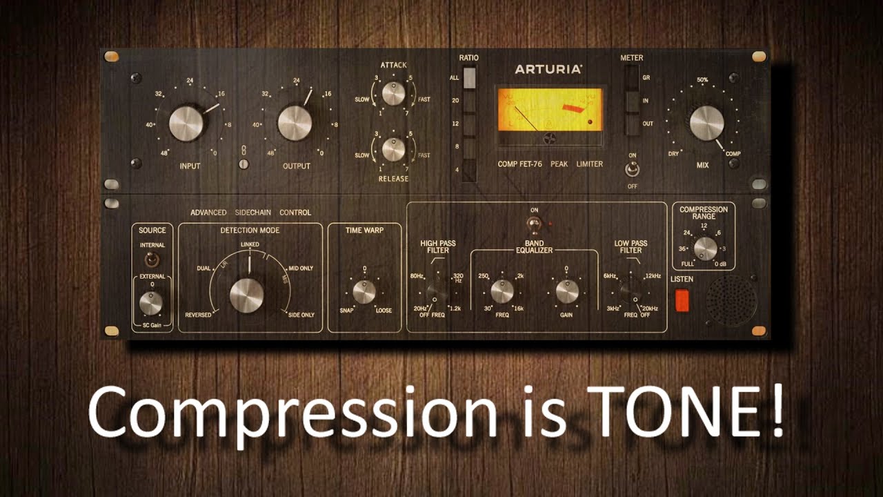 Compression is tone (Arturia FET 76 Time Warp explained) - YouTube