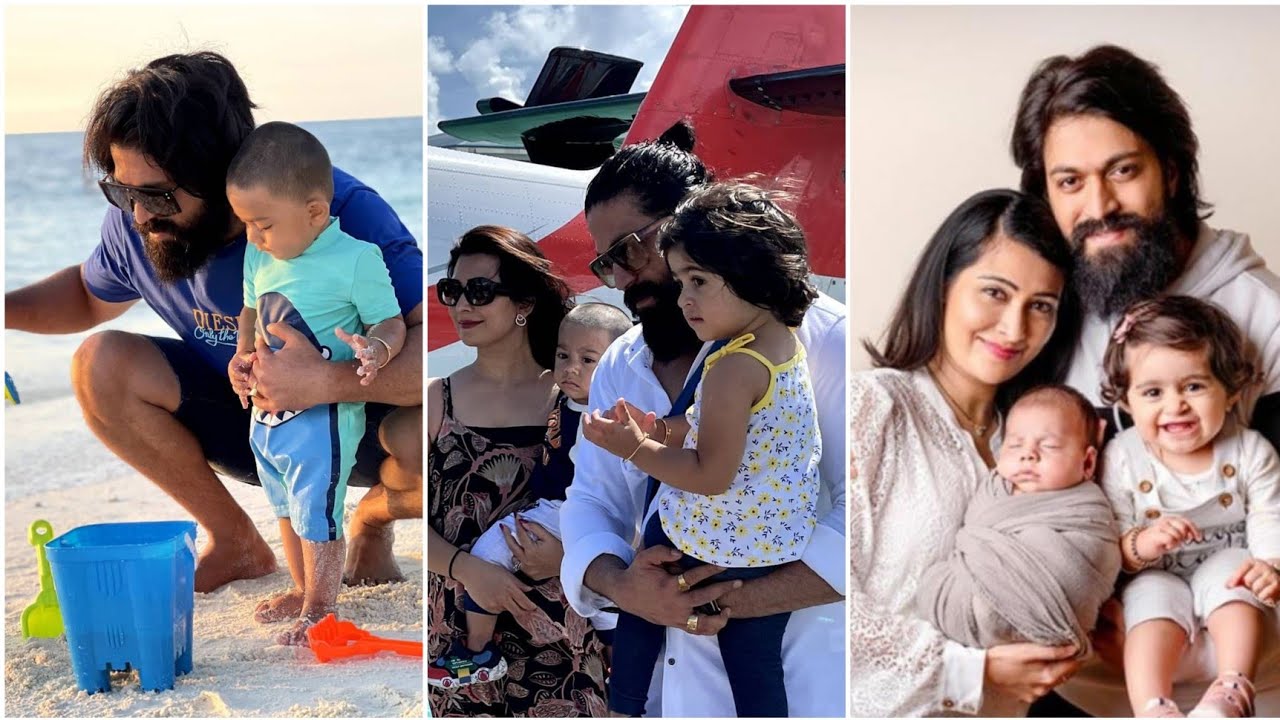 KGF hero yash family photos and videos | Rocking star yash family phots ...