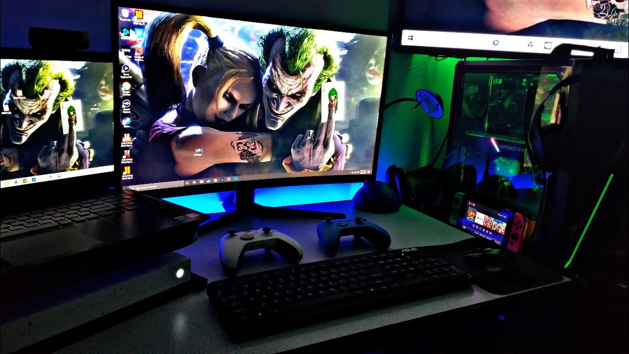 Dual PC Setup With Gameplay on Asus Rog Strix G15CS-B8 - YouTube