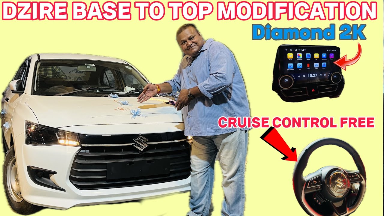 Suzuki dzire 2025 facelift modifications || full Ixi to zxi ...