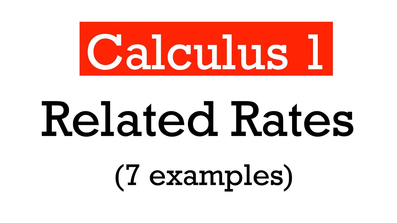 How to solve related rates problems! (cars approaching, water into a ...