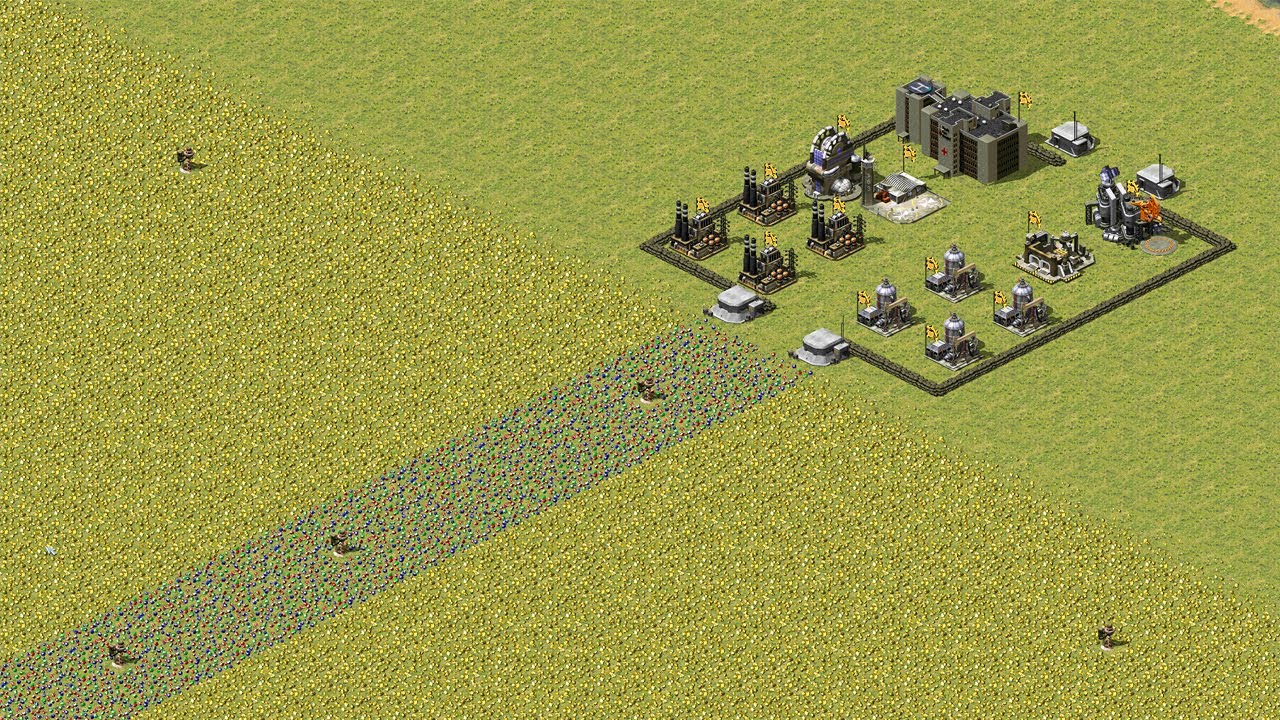 Red Alert 2 | Extra hard | The future of the day map | America vs 7 ...