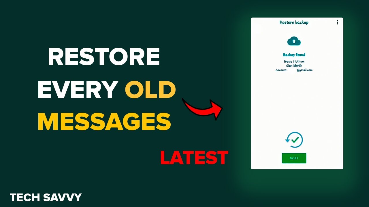 How To Restore Whatsapp Messages On Android In 3 Easy Steps! - YouTube