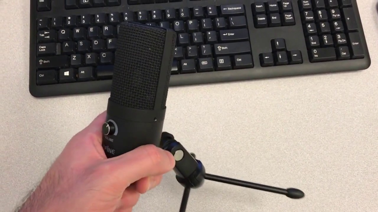 Fifine USB Microphone Review - YouTube