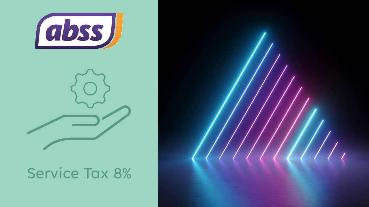 ABSS Service tax 8% update - YouTube