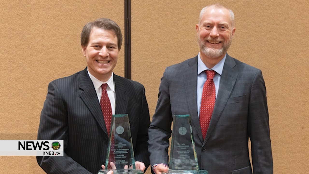 District Judge Derek Weimer Honored by Nebraska Supreme Court - YouTube