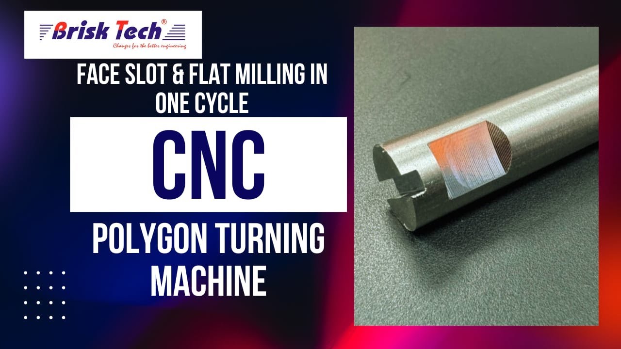 Face Grooving&Flat Milling on CNC Polygon Turning Machine - YouTube