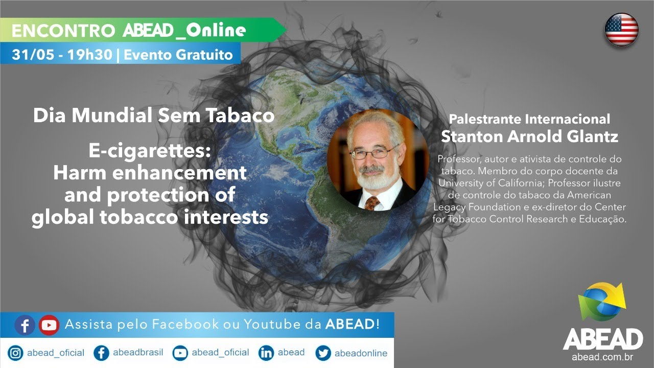 Abead_Online: Dia Mundial Sem Tabaco com Stanton Arnold Glantz - YouTube