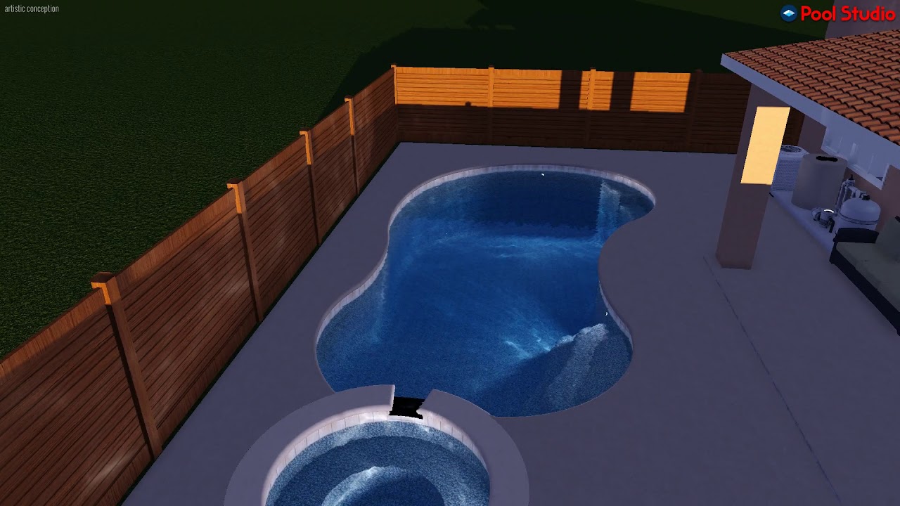 MEADOWS REVISED POOL AND FLUSH SPA - YouTube
