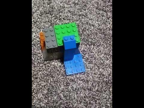 how to make a small Minecraft Lego cave set - YouTube