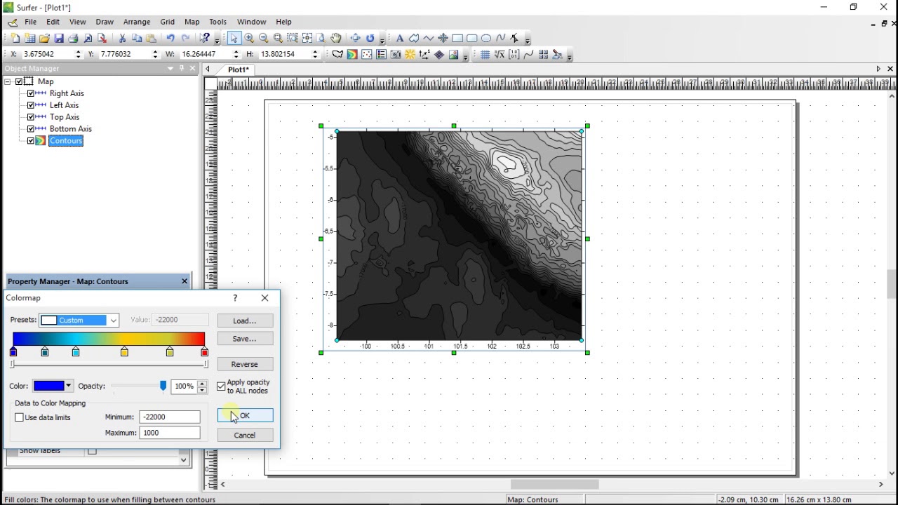 Tutorial membuat Peta Batimetri menggunakan software Global Mapper dan Surfer - YouTube