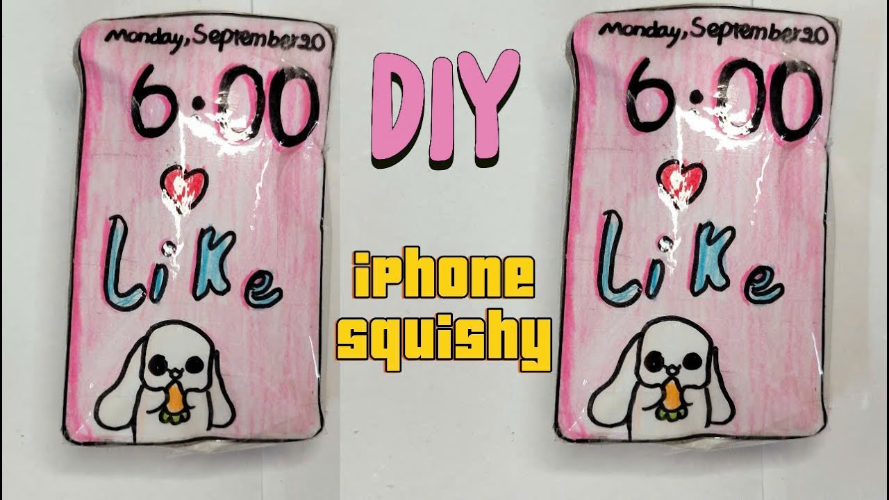 Cách làm Squishy điện thoại Iphone bằng giấy đẹp và siêu dễ/How to make ...