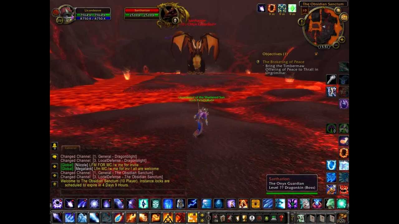 Sartharion - the onyx guardian - YouTube