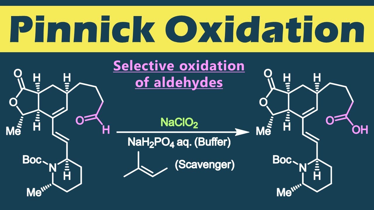 ピニック酸化(Pinnick Oxidation)【アルデヒドの選択的酸化】 - YouTube