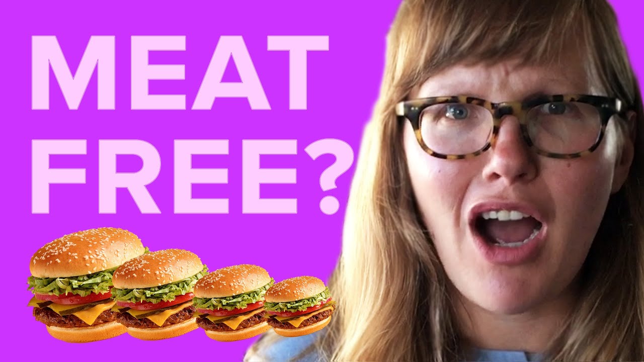 We Tried Meat-Free Burgers That Tasted Just Like Beef - YouTube