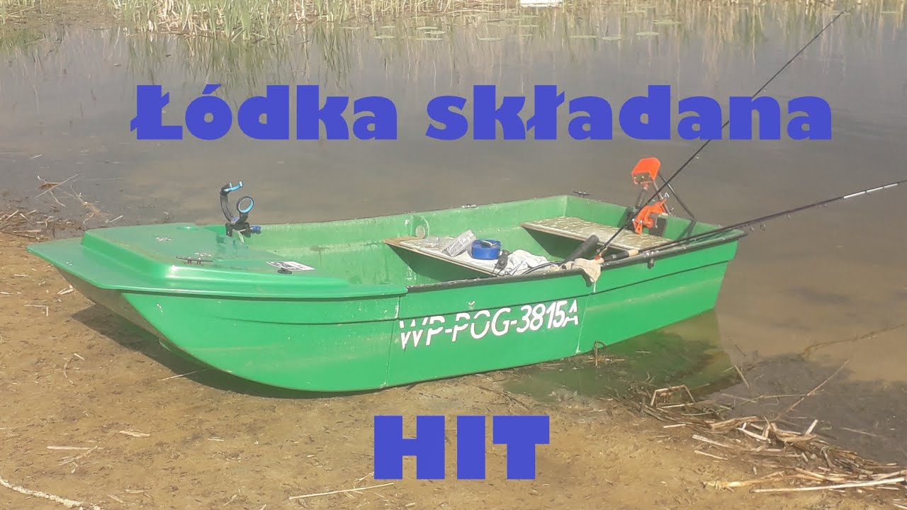 Łódka wędkarska składana - YouTube