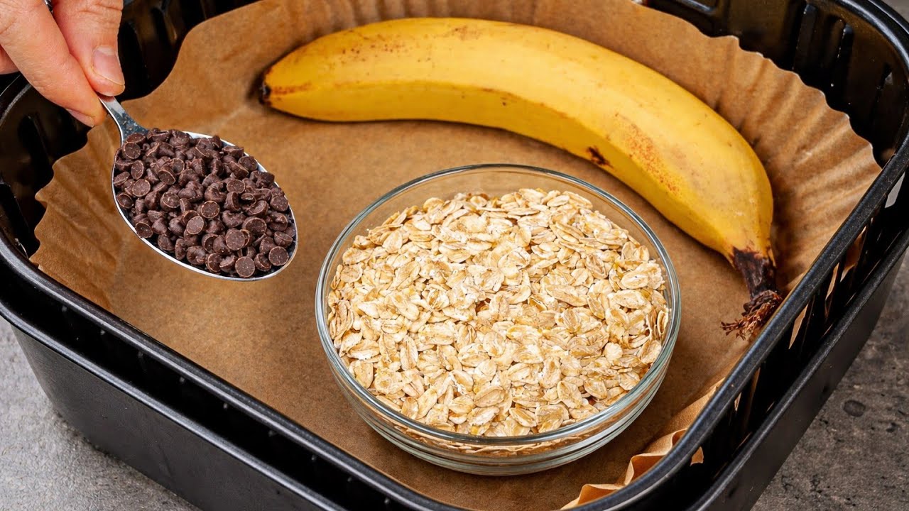 These Banana Cookies Only Need 3 Things (The Results Are Insane) - YouTube