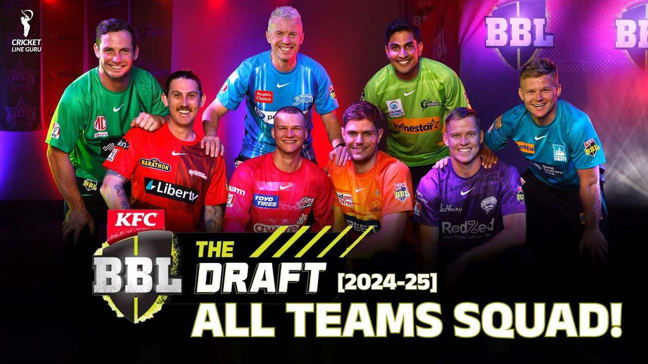 BBL 2024-25 All Teams Complete Squad! List of All Teams Squad - YouTube