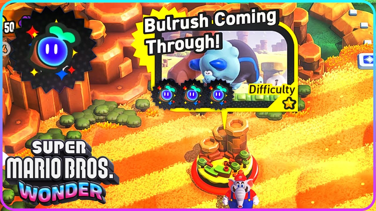 Bulrush Coming Through! - All Wonder Seeds Super Mario Bros. Wonder ...