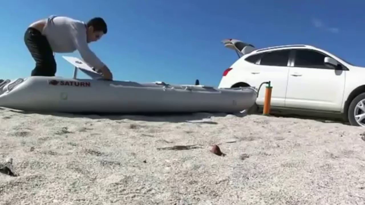 14' Inflatable KaBoat - Kaboat 430 Mercury 15 HP - YouTube