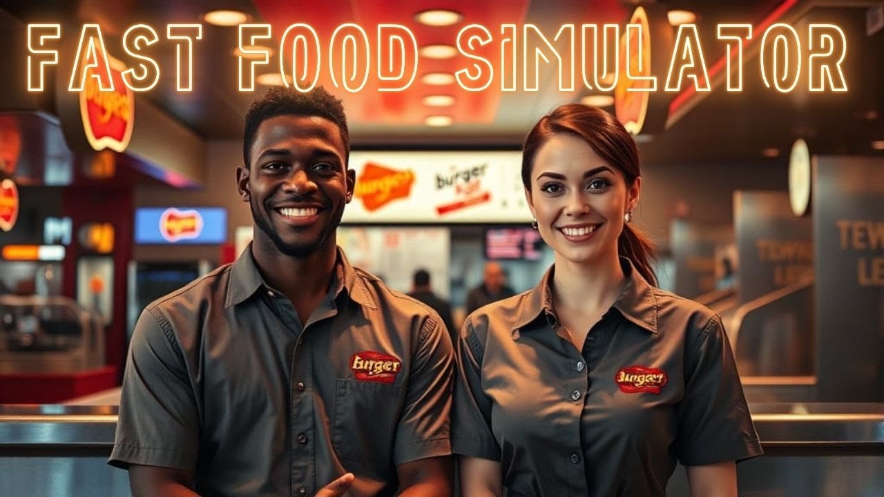 DABBED OUT FAST FOOD SIMULATOR WITH MY SON - YouTube