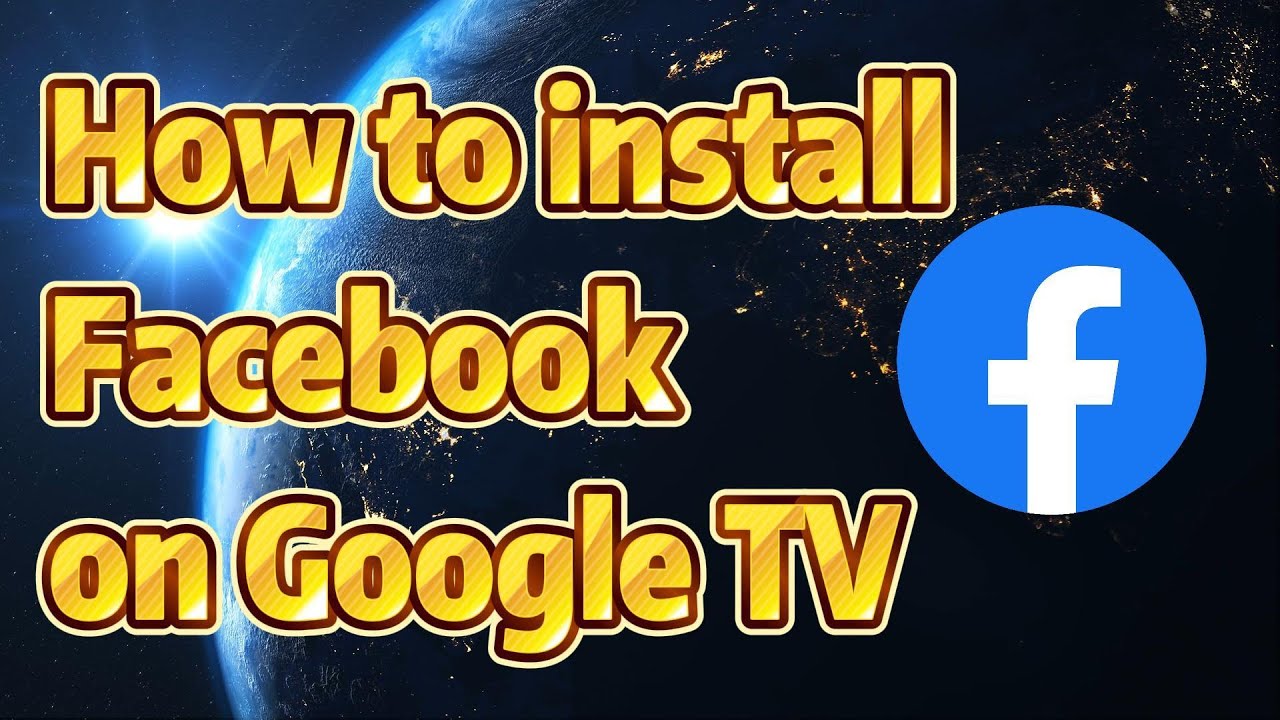 Install Facebook APK on Google TV/Android TV - YouTube