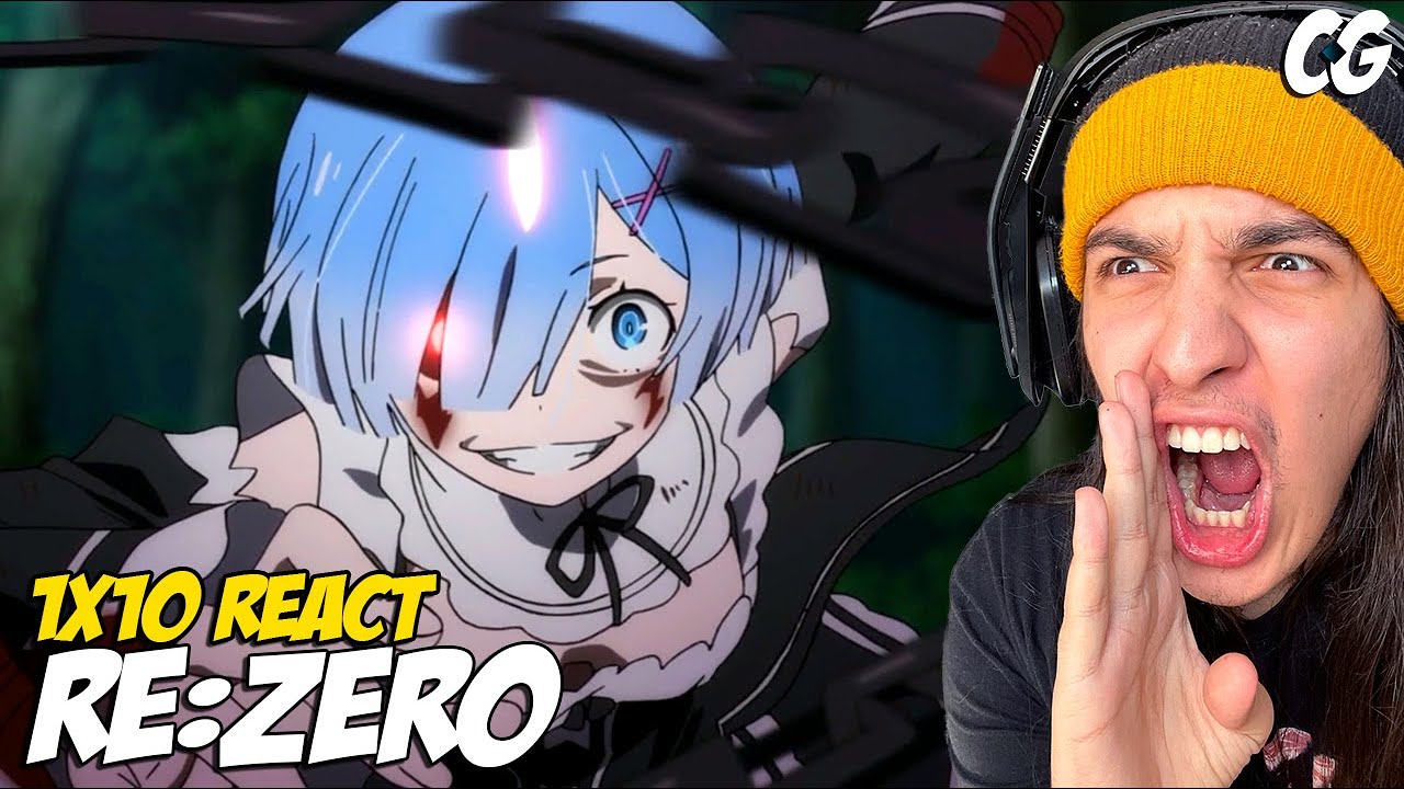 INSANO! REM VS SUBARU - React Re:Zero EP 10 - YouTube