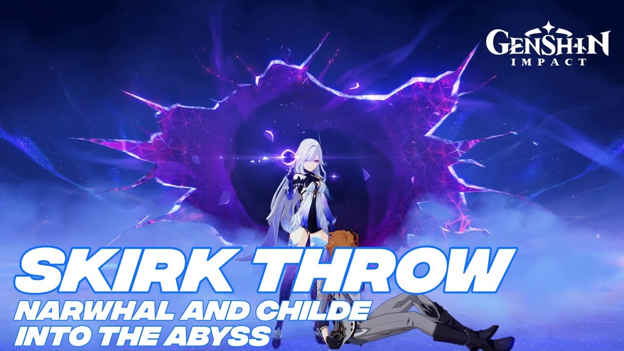 Skirk Throw Childe Into The Abyss Cutscene (Archon Quest IV) Genshin ...