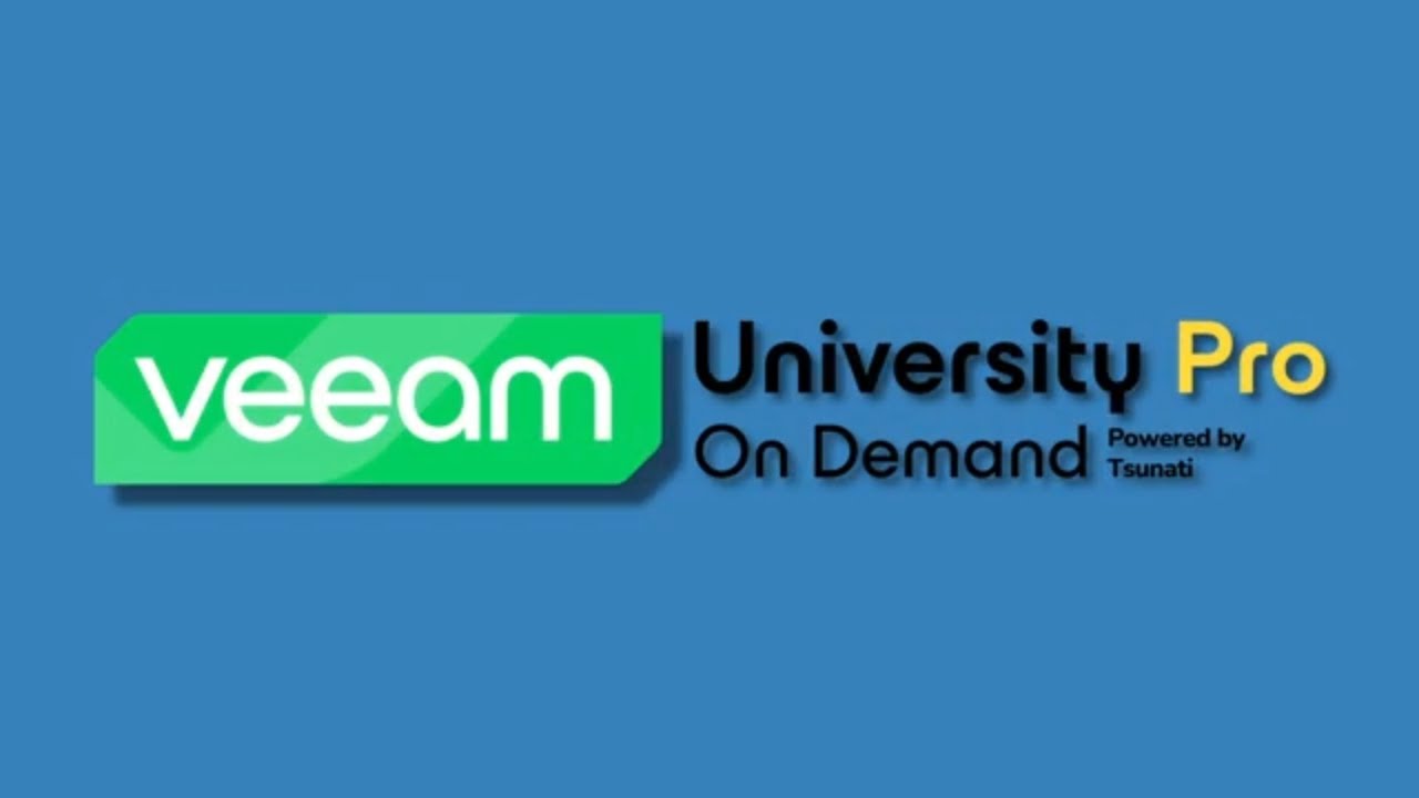 Veeam University Pro: Worth Your Time and Money? - YouTube