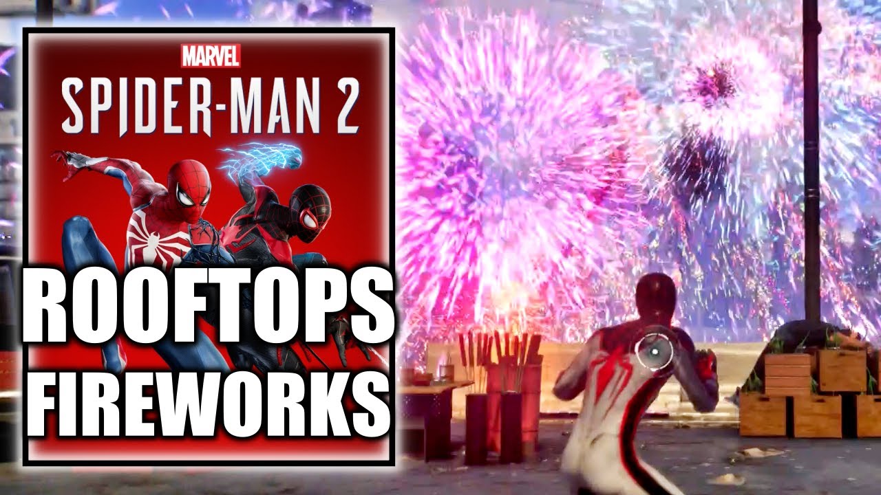 Marvel's Spider-Man 2 - Rooftop Fireworks - FNSM Little Odessa Request ...