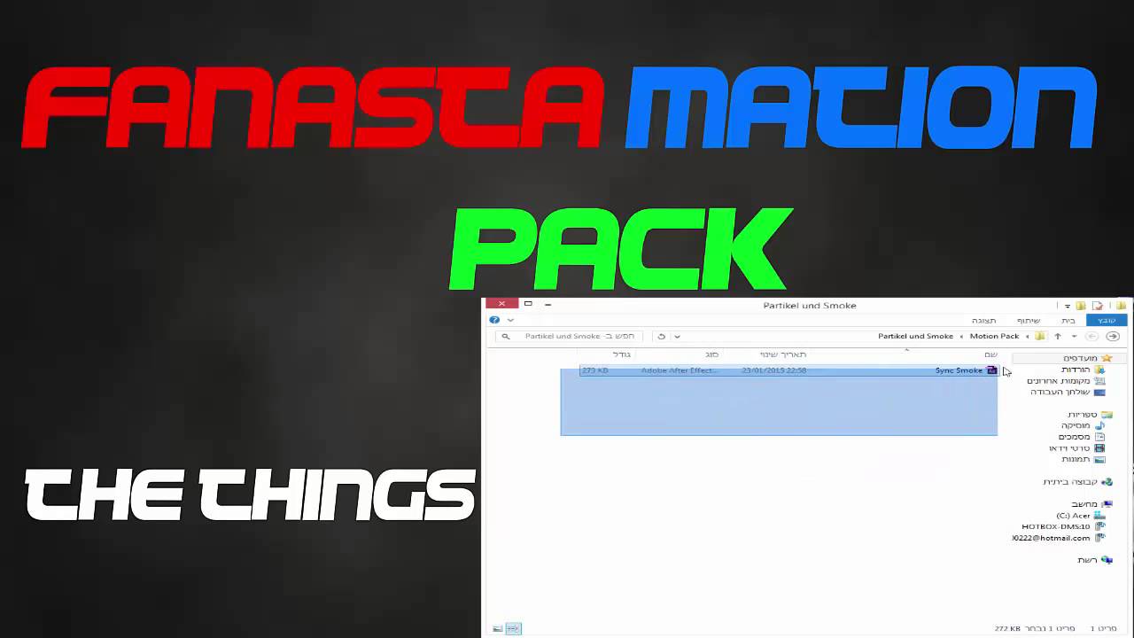 Mation pack for intro giveaway - YouTube