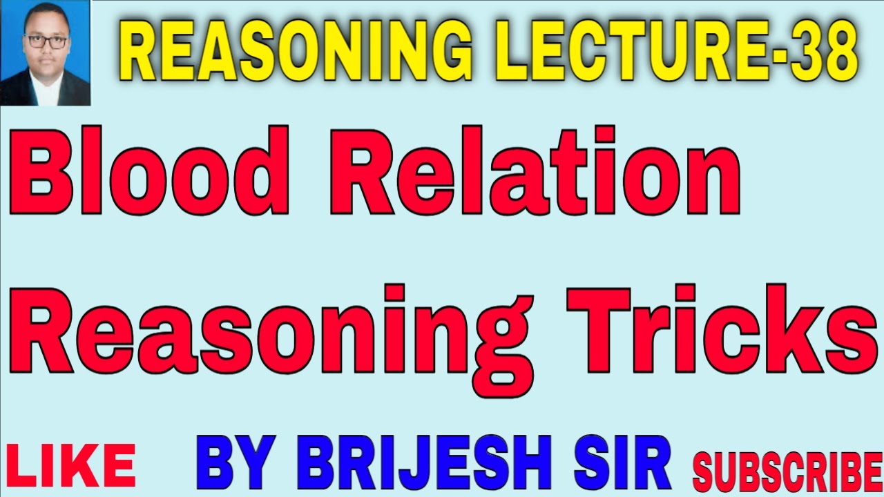 blood relation reasoning tricks/blood relation reasoning/blood relation ...