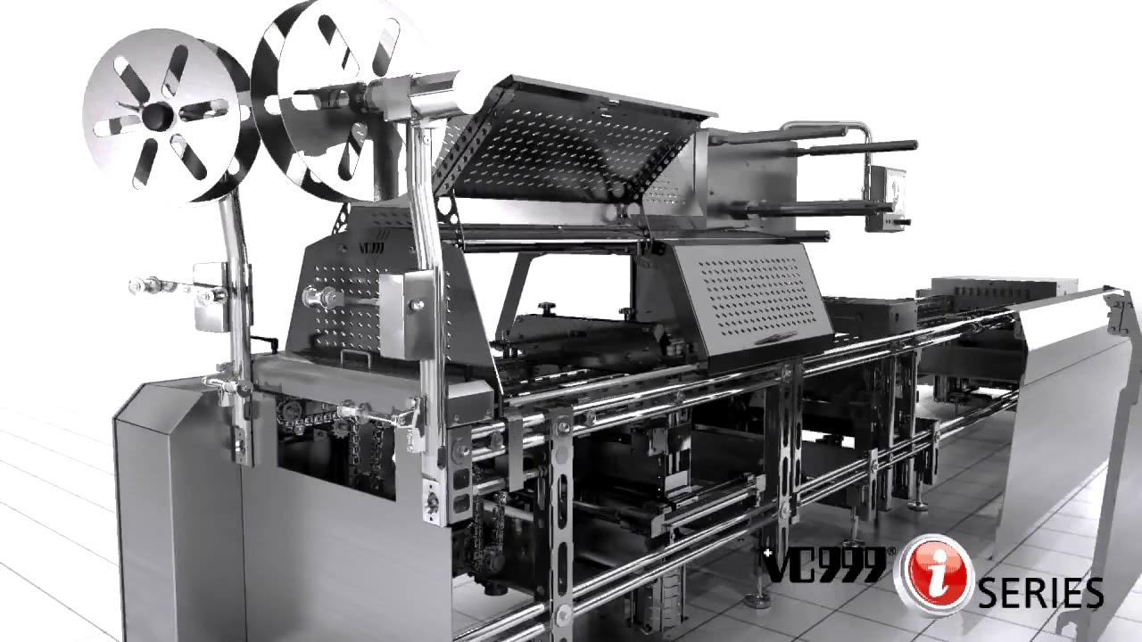 vc999 i520 i Series rollstock thermoform packaging machine - YouTube