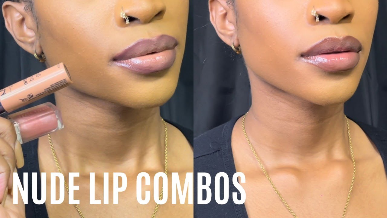 The Best Nude Lip Combos For Browndark Skin Brown Lip Liners Youtube