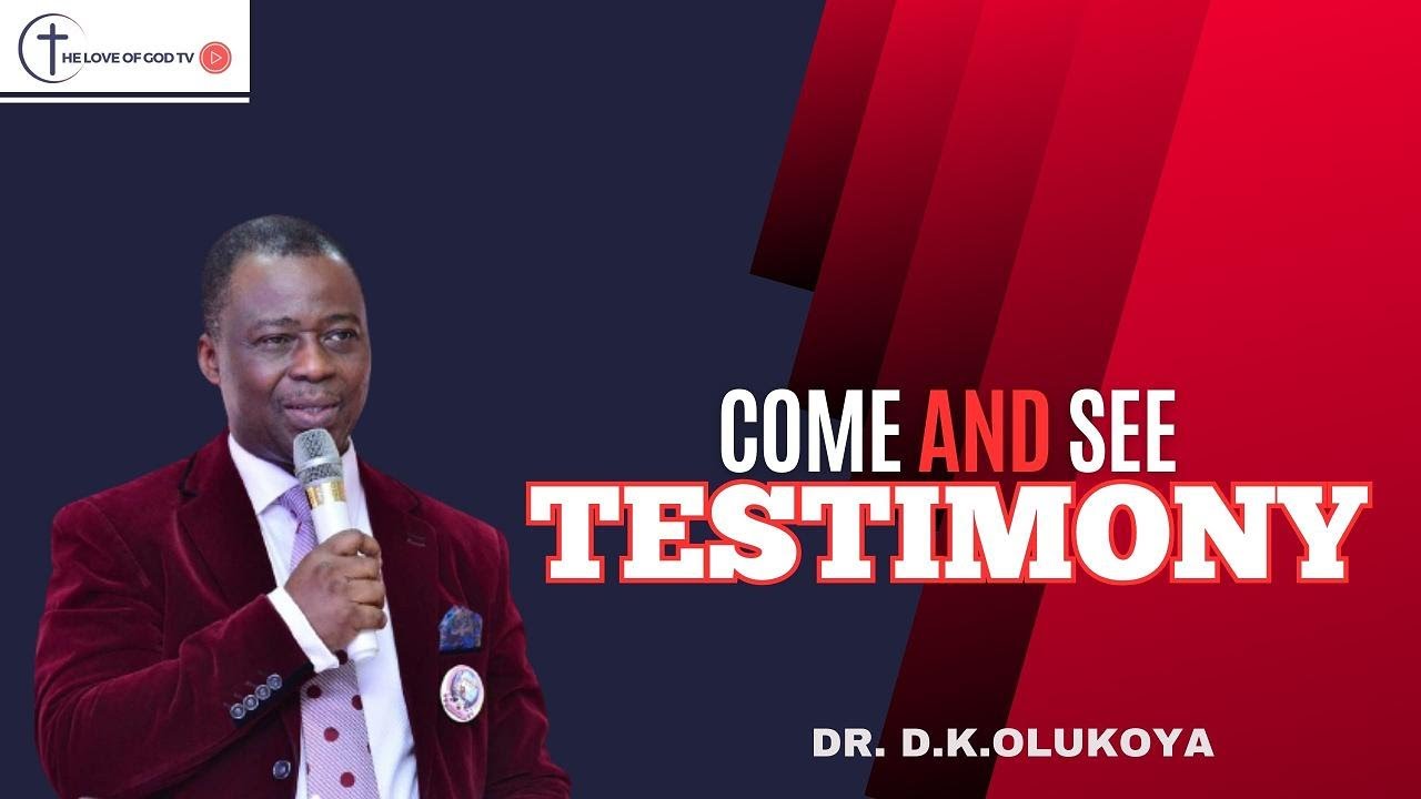 DR. D. K OLUKOYA | MFM | COME AND SEE - TESTIMONY | SUNDAY SERVICE ...
