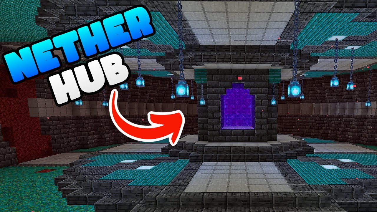 NETHER HUB | SERIE SURVIVAL MINECRAFT Bedrock 1.20 | EPISODIO 39 - YouTube