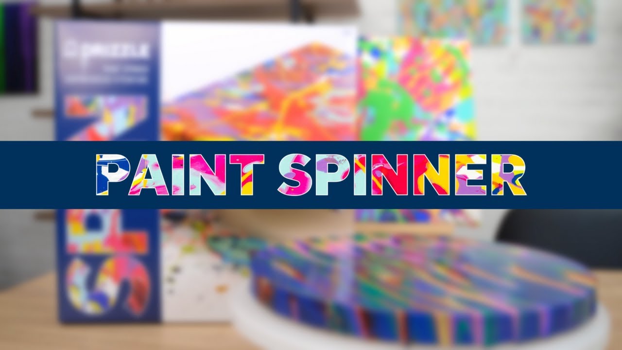 Paint Spinner Tutorial - FolkArt Drizzle - YouTube