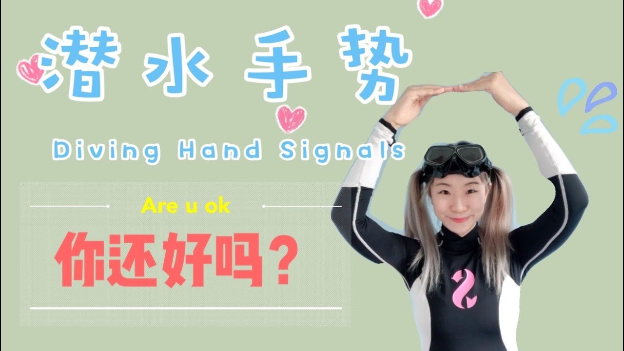 潜水手势第二弹｜当身体和装备的出现状况时如何表达Diving Hand signals vol.2 Are u OK? - YouTube