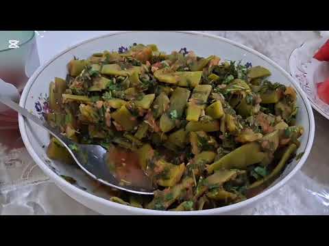 Göy lobya salatı👩‍🍳Lobya sevməyənlər belə bunu yesə bayılacaqlar (Qarabağ salatı)
