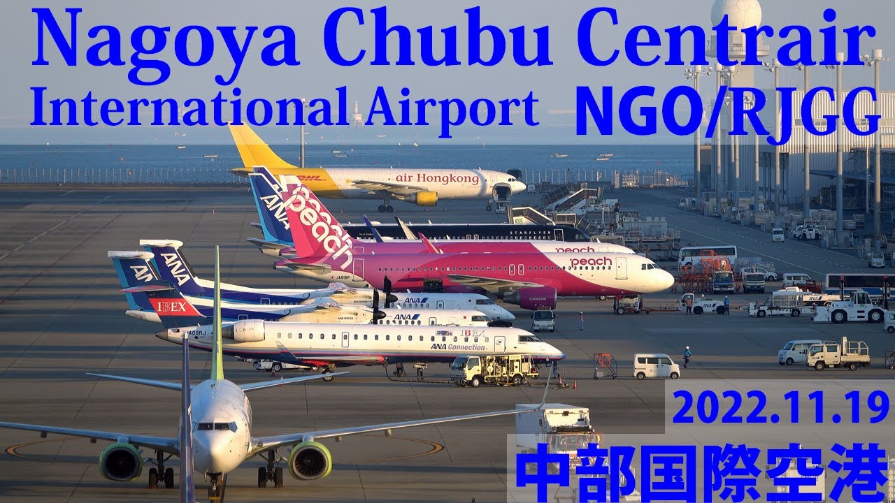 【NGO/RJGG】 Plane spotting at Chubu Centrair Int'l. Airport /morning ...