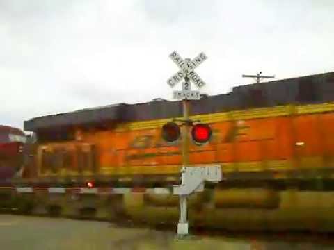BNSF 7803 East Double Stack Train (5-2-2014) - YouTube