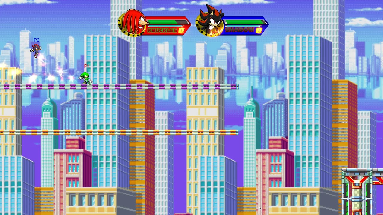 Battle Cross FEVER - Knuckles (JMan) Vs. Shadow (Ryoma) - YouTube