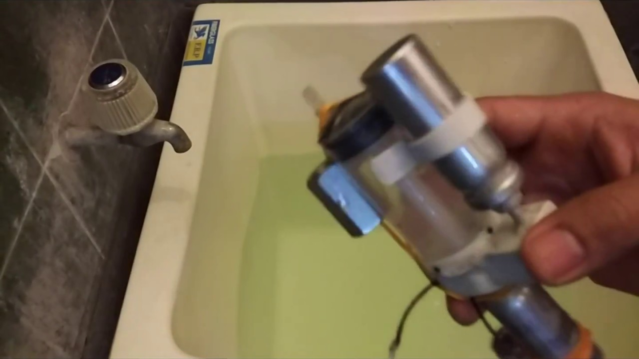 new ballast tank for my robot fish - YouTube