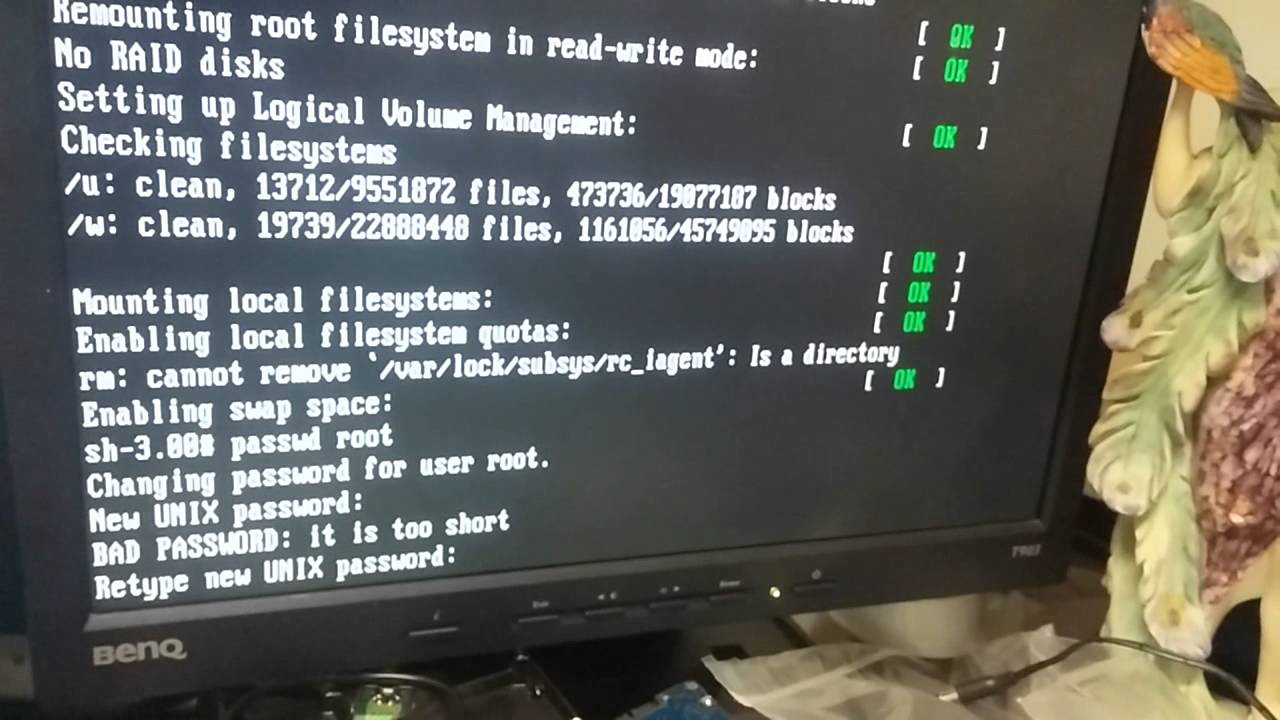 How To Reset Root User Password Red Hat Linux Server Youtube