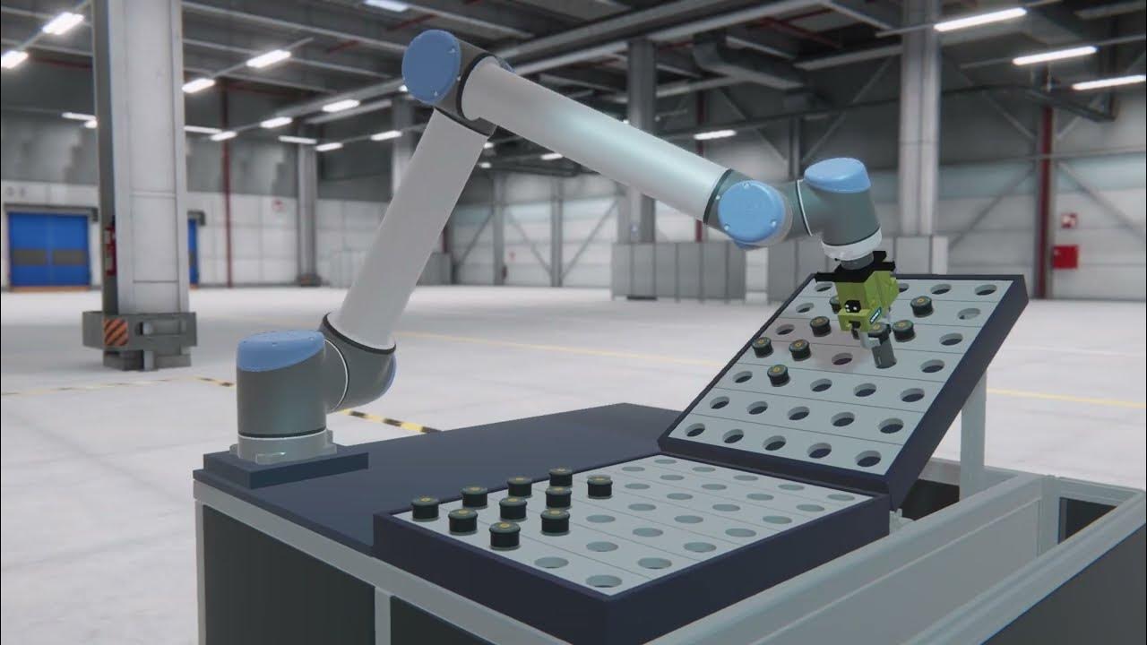 UR 10 inverse kinematics in Unity - YouTube